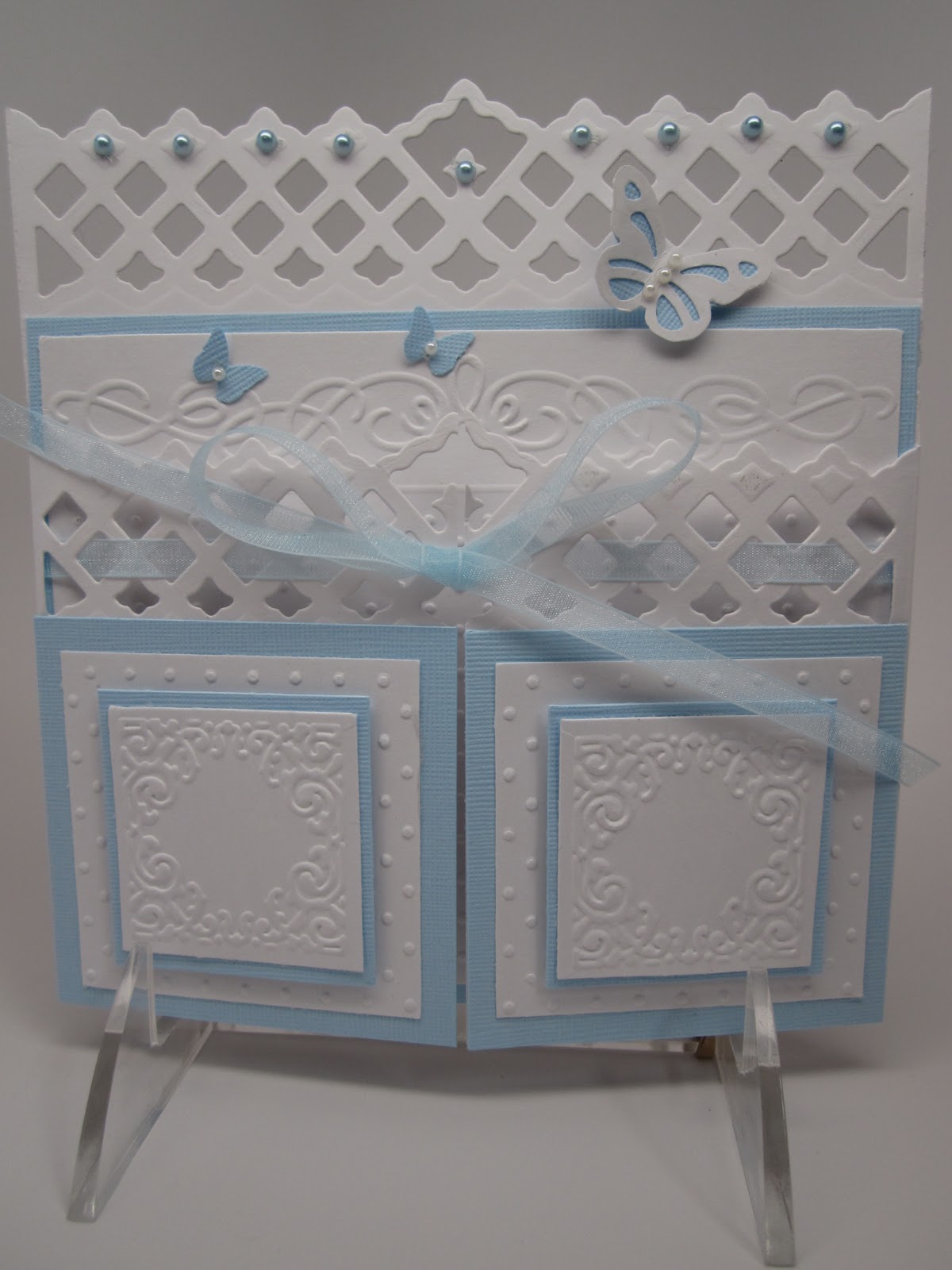 the cuttlebug spot: Open the Gates: Gate Fold Cards