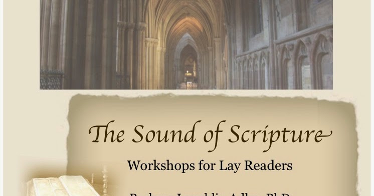 The Sound of Scripture: Lay Reader Workshops