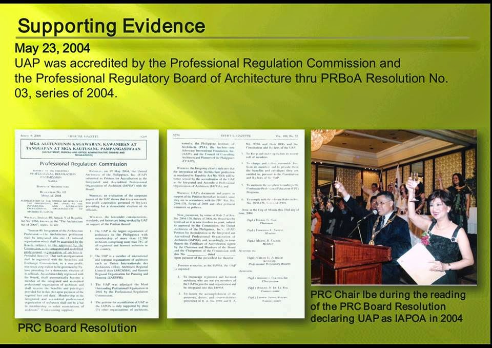 UAP is the IAPOA ~ United Architects of the Philippines