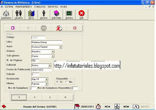 infotutoriales: Sistemas en Visual Basic 6.0 con codigo fuente y base de datos