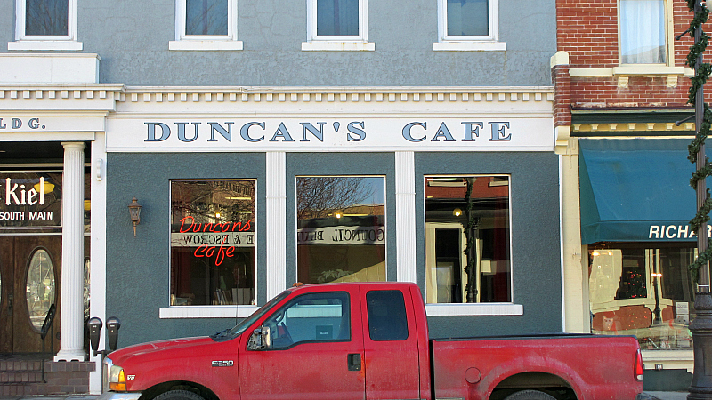 Des Loines: Duncan's Cafe in Council Bluffs, Iowa