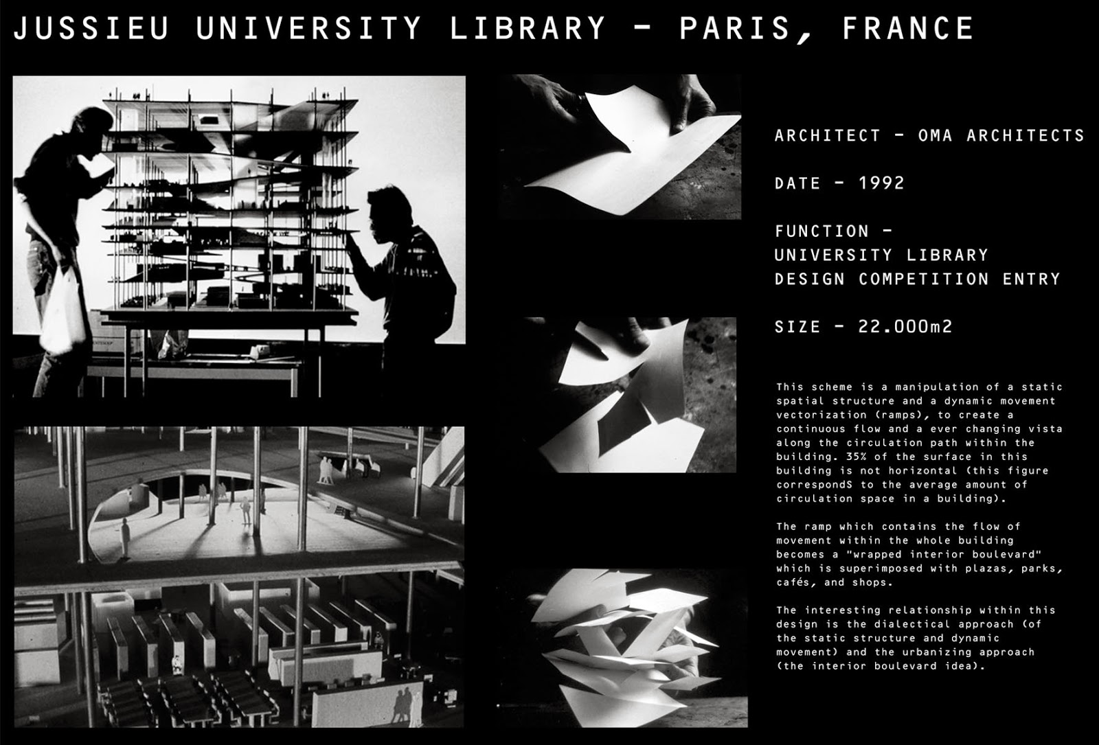 asc design: building precedent. jussieu university library. paris. oma ...