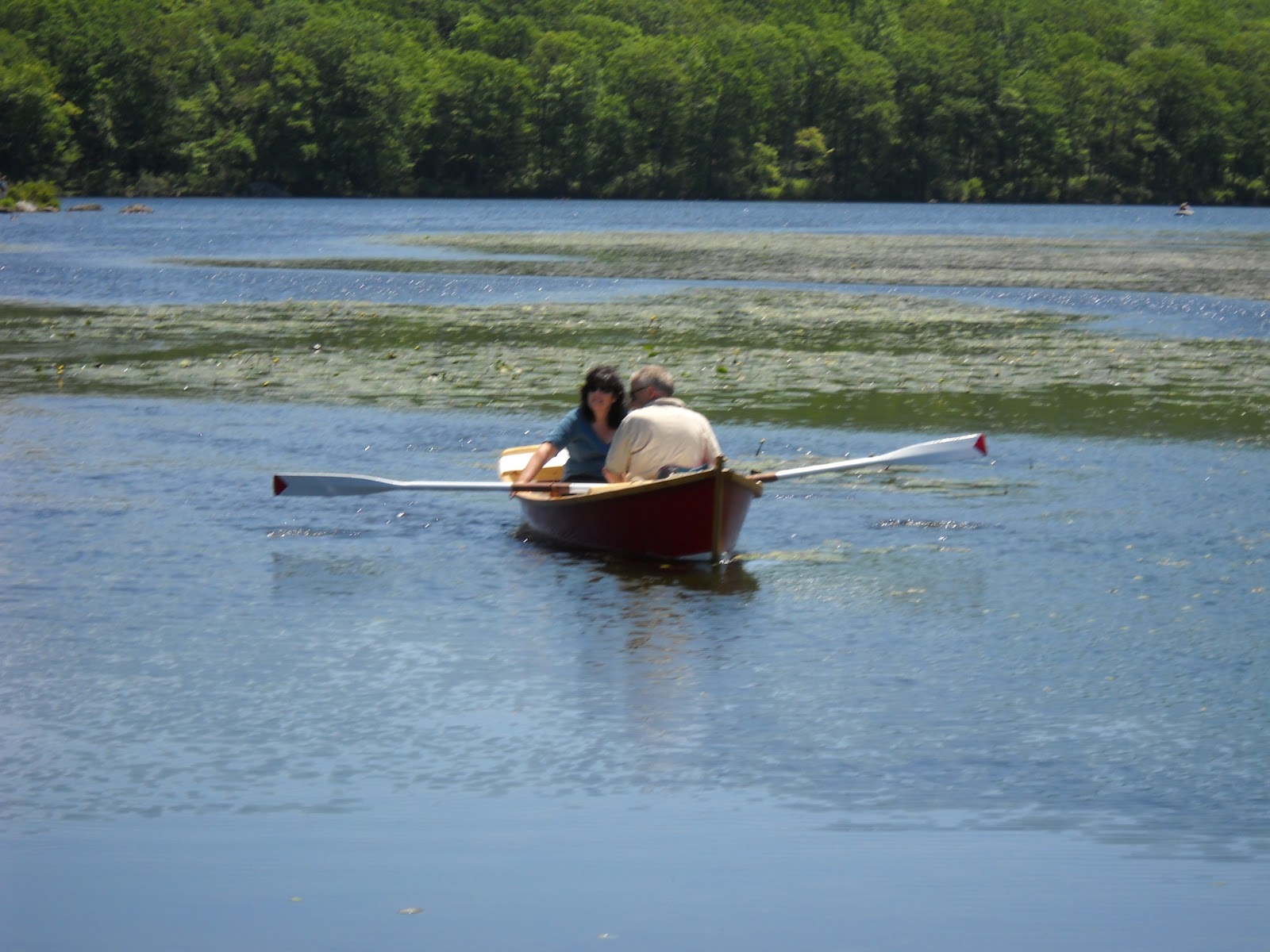 A Skiff Wind: Whisp, she is Launched!