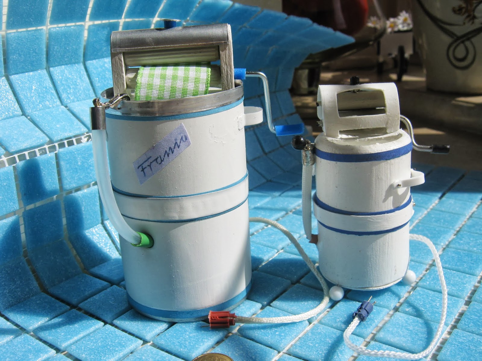 miniaturowe-domki: Pralka ,,Frania" w wersji mini- krok po kroku