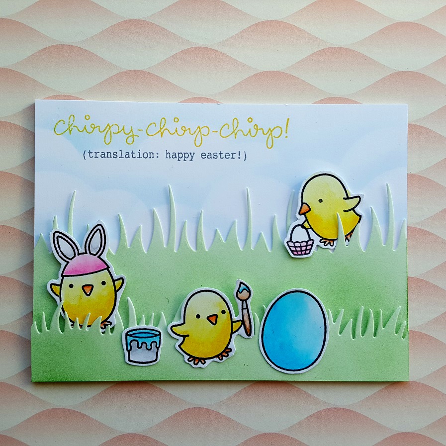 JOYFUL THINGS DESIGN: CHIRPY CHIRP CHIRP, TRANSLATION: HAPPY EASTER!