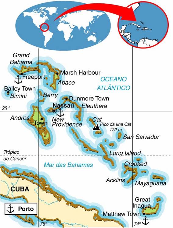 Bahamas | História e Geografia das ilhas Bahamas
