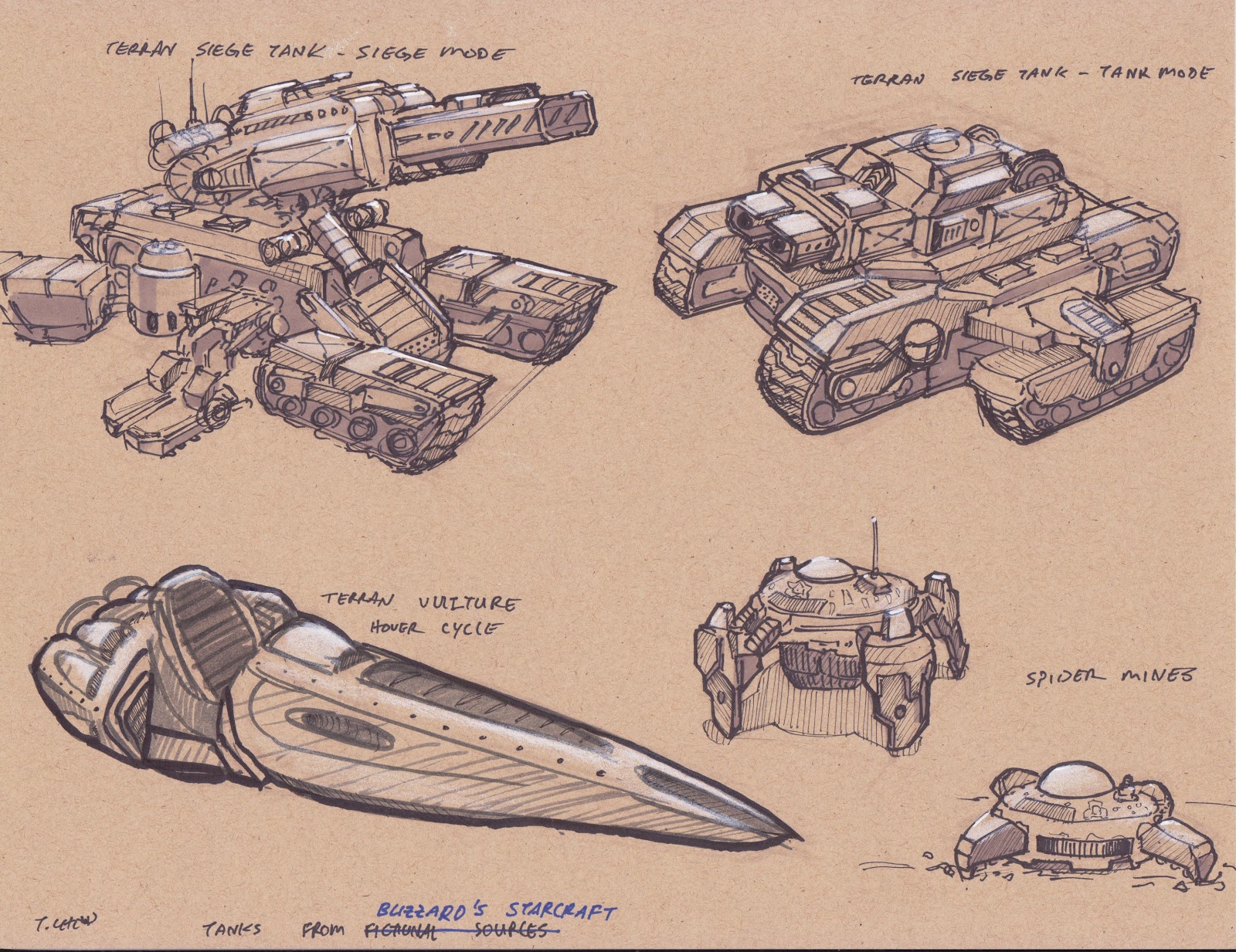 Tyler Chow: Dynamic Sketching - Week 6 - Military Vehicles