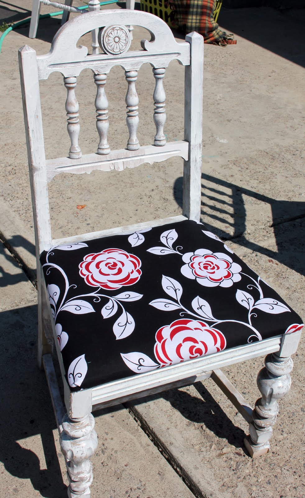 Drab to Fab: Beautiful Chair Refurbish and Wedding Backdrop