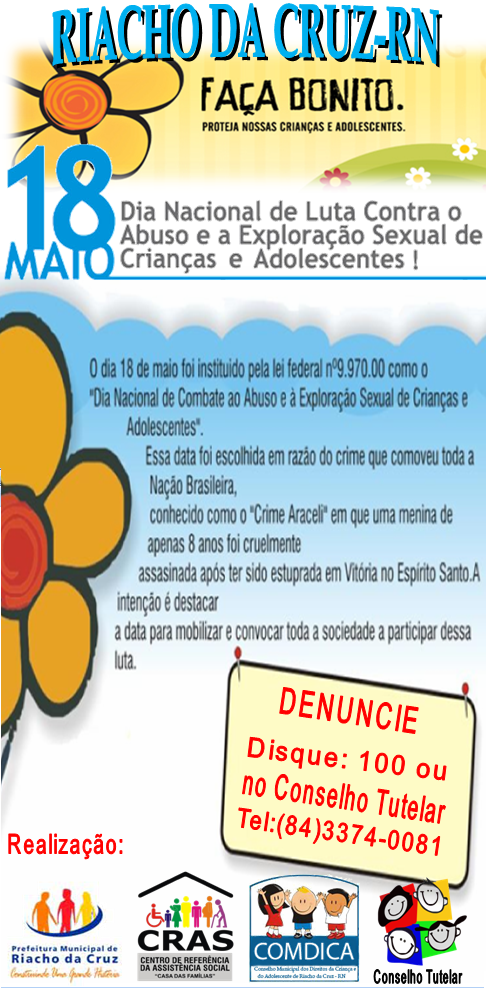 RhayssaDesign: Campanha Faça Bonito Riacho da Cruz