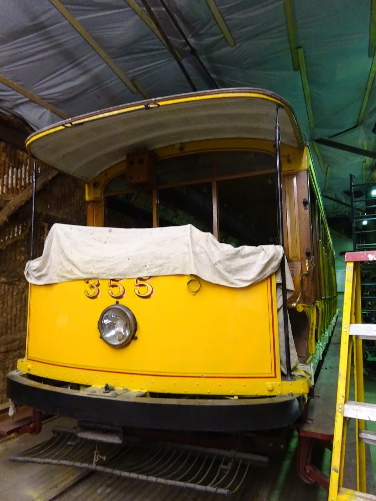 Connecticut Trolley Museum Car Shop: 2016