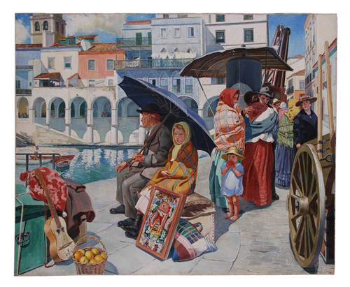 Pintura Naturalista Portuguesa: Os emigrantes