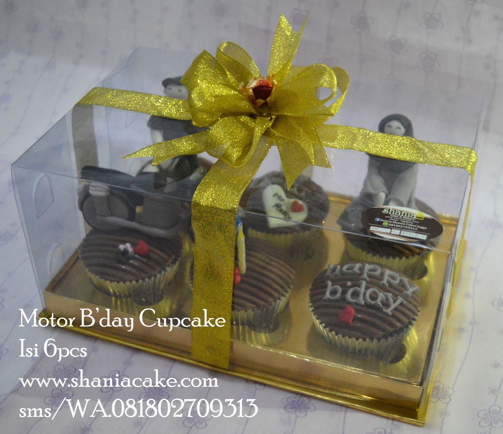 [Cupcake Jogja] Motor B'day Cupcake Mba Sisca Jakarta | Home Made Cake ...