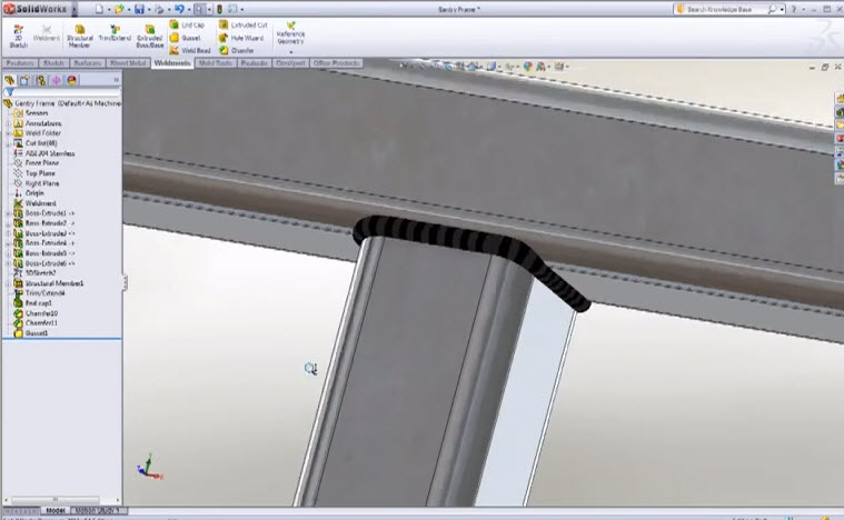 How to use the Weldments tool feature in Solidworks - SolidWorks Share