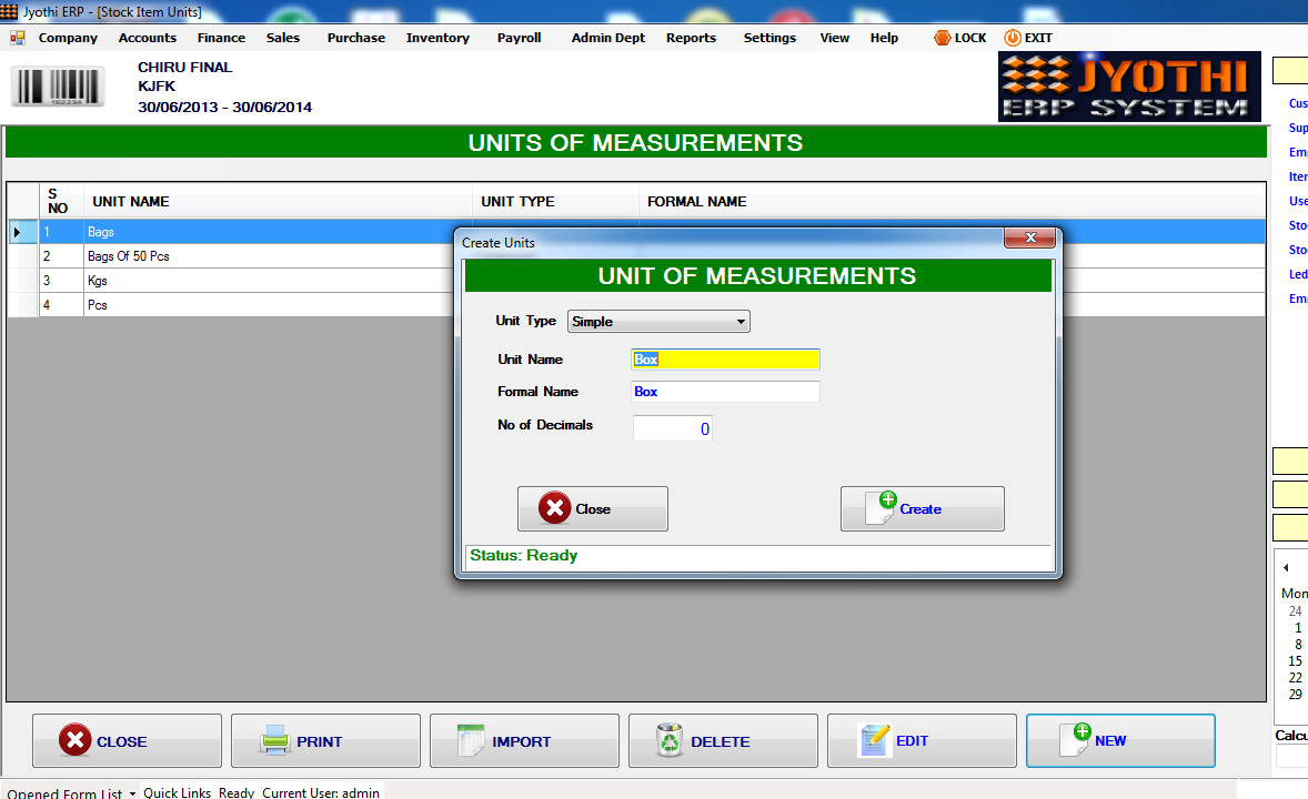 Jyothi ERP System in VB.NET Source Code: July 2013