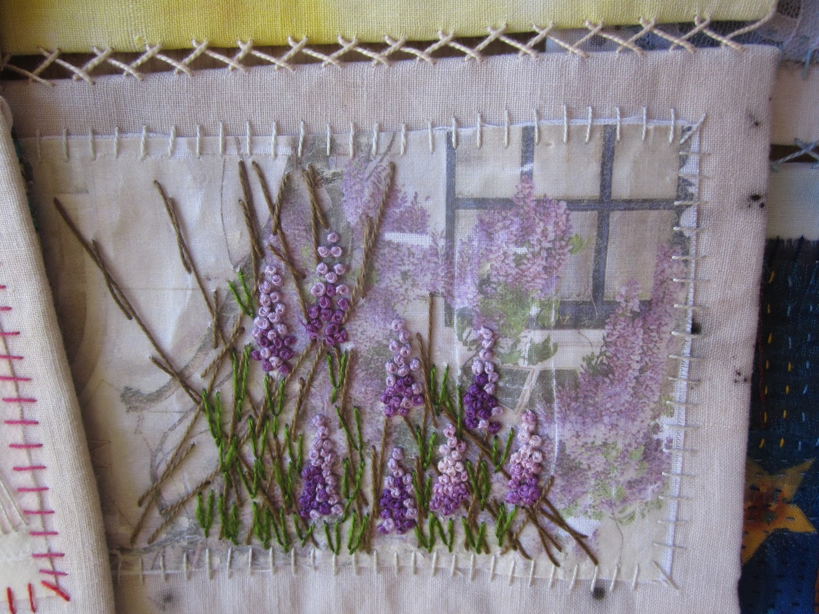 random stitchers: Saturday 1st July ANNE MENARY FABRIC OF THE UNIVERSE