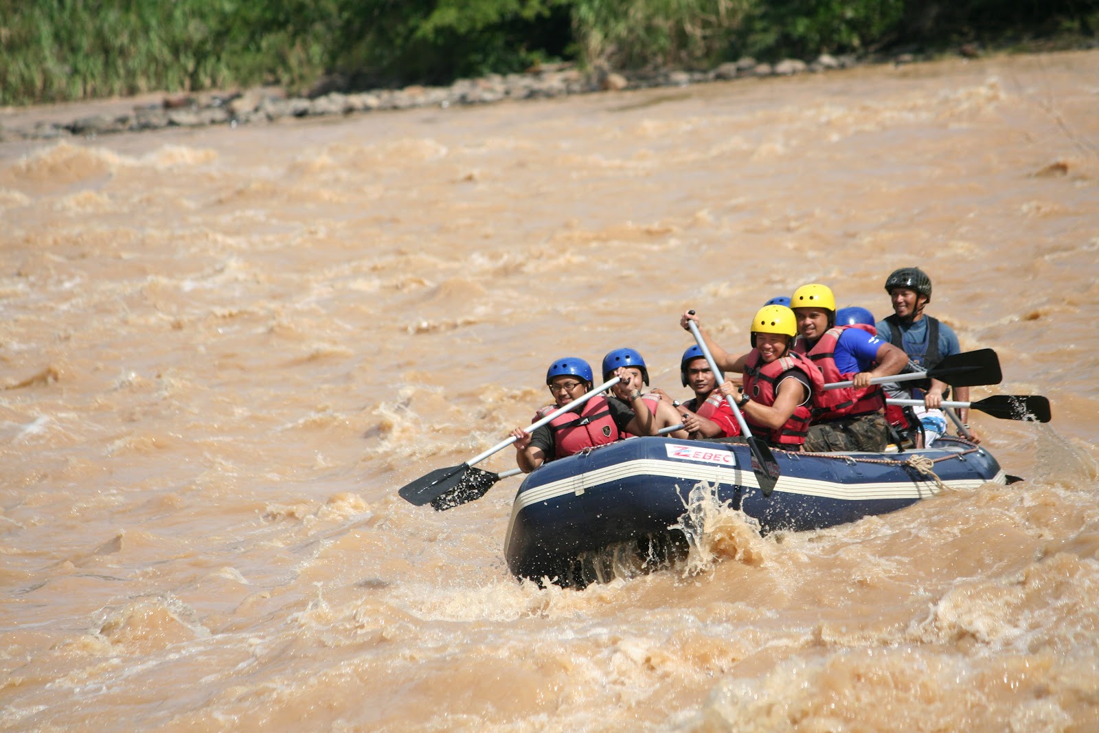 White Water Rafting Padas River, Tenom Sabah ~ Binusewoll
