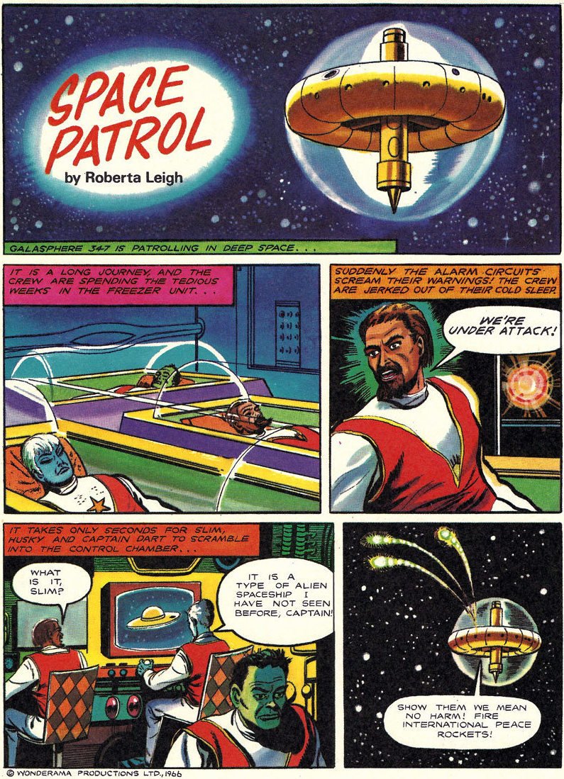 CRIVENS! COMICS & STUFF!: SPACE PATROL IN TV COMIC...