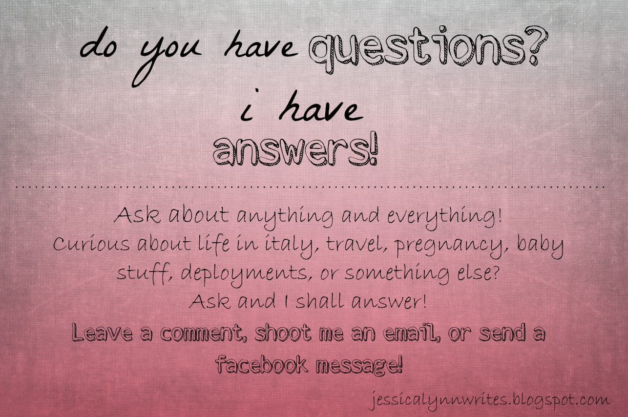 Questions and Answers • Jessica Lynn Writes