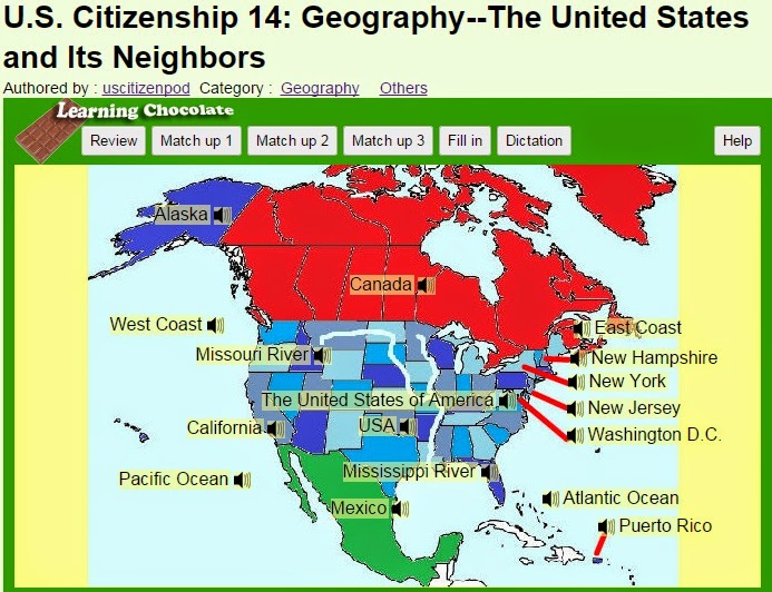 US Citizenship Podcast: U.S. Citizenship 14: Geography--The United ...