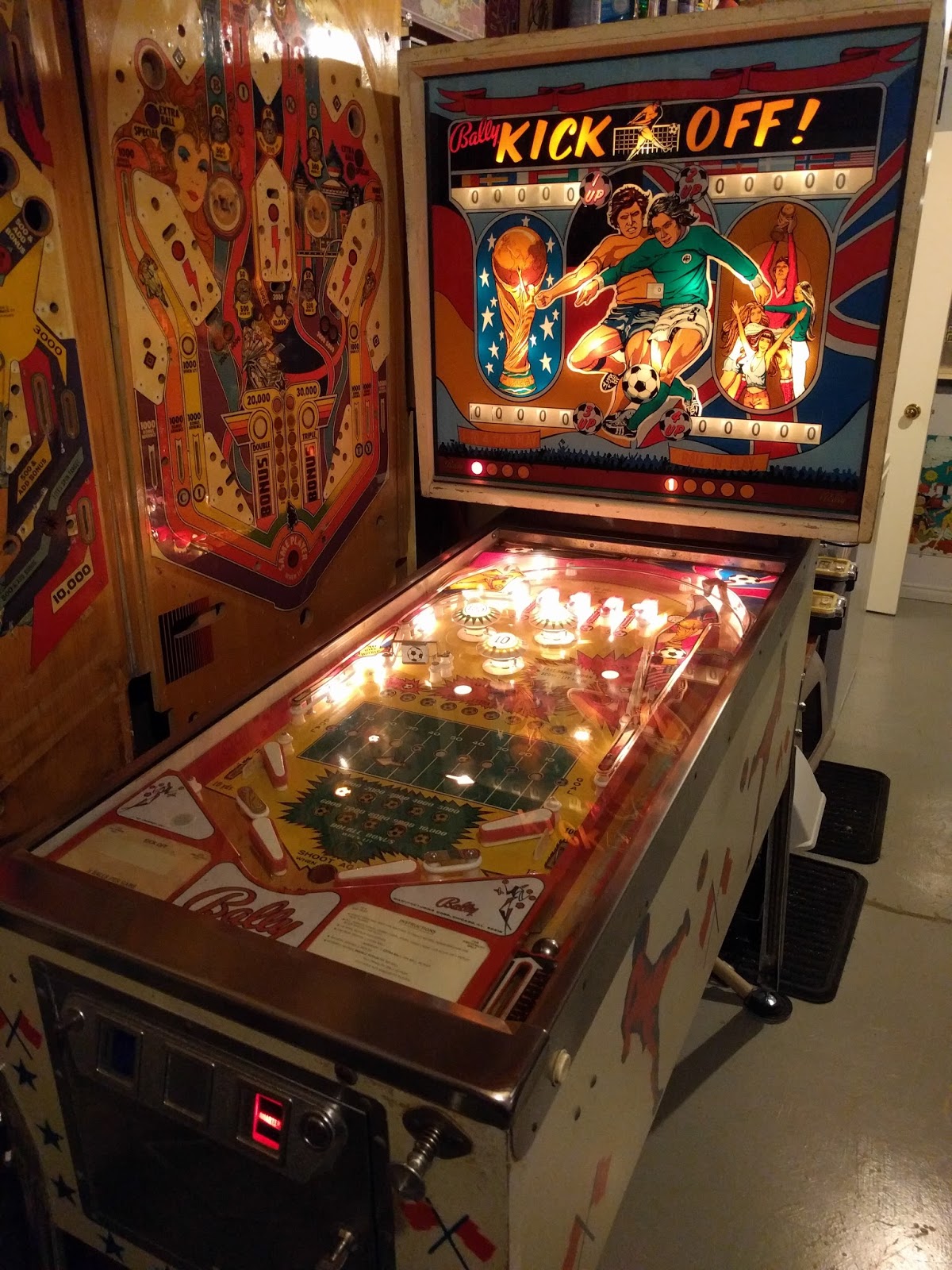 so I bought a pinball machine: Introducing... Kick Off!