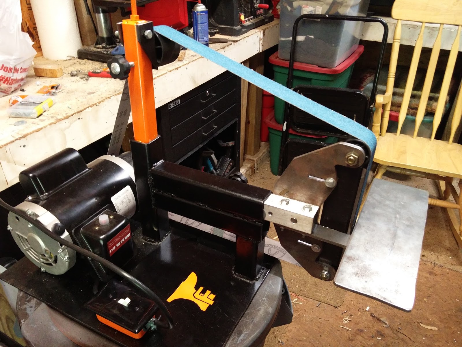 Ironcutter Forge: 2 x 72" Belt Grinder