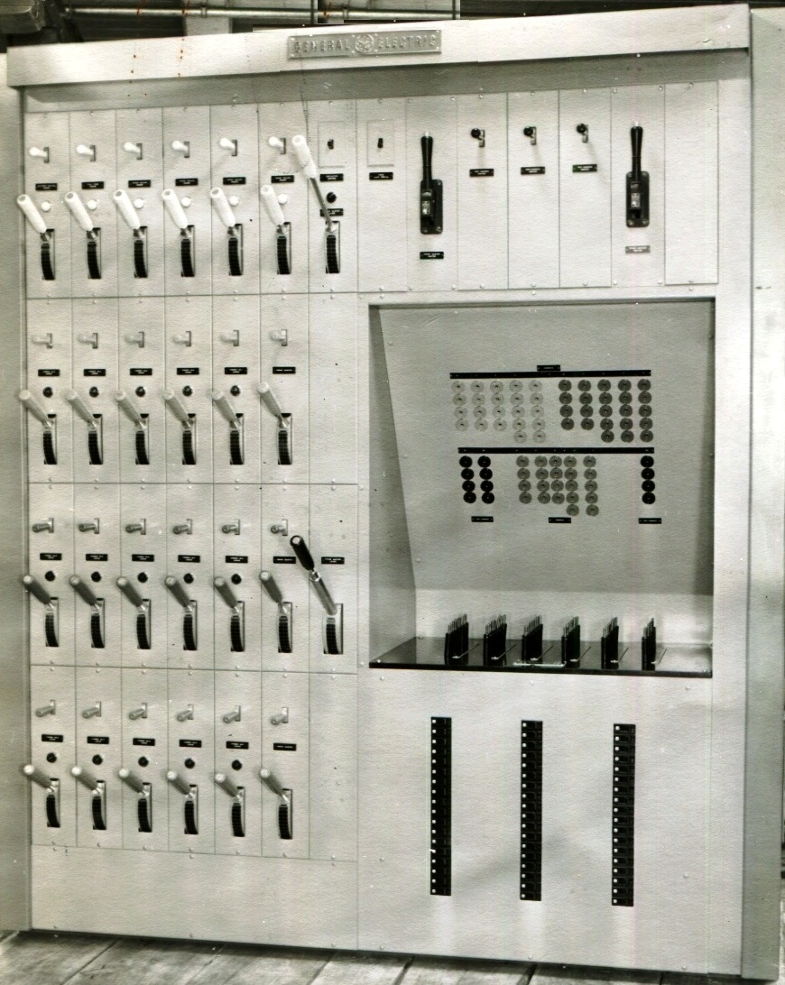 VINTAGE THEATRE CATALOGS: COMPOSITE STAGE SWITCHBOARDS WITH LUXTROL DIMMERS