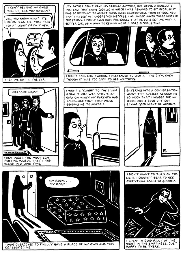 Read Persepolis 2, Section 10: The Return, Page 93