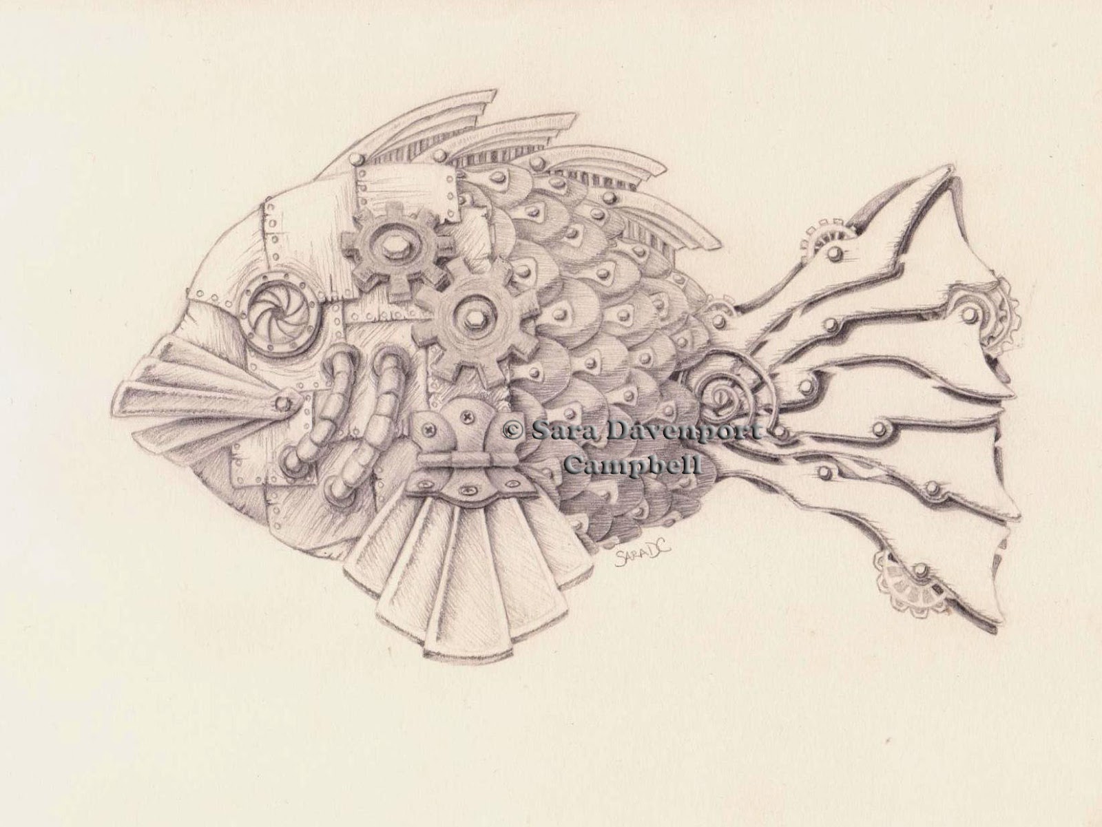 To create or not to create...that is the question.: Steampunk fish
