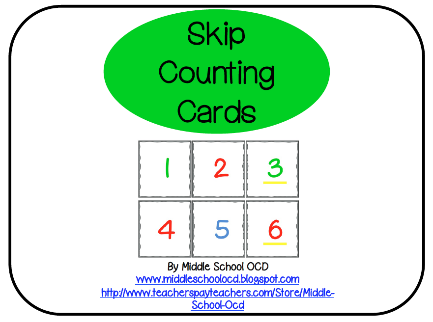 Flash Freebie - Skip Counting Cards for Intervention | Essentially ...