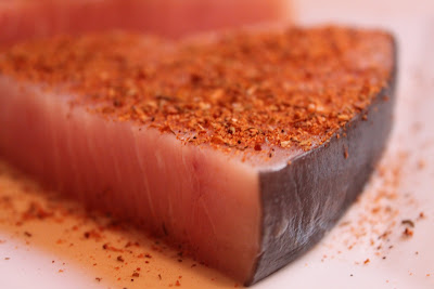 Domestic Divas Blog: Blackened Swordfish with Tarragon Yogurt Sauce