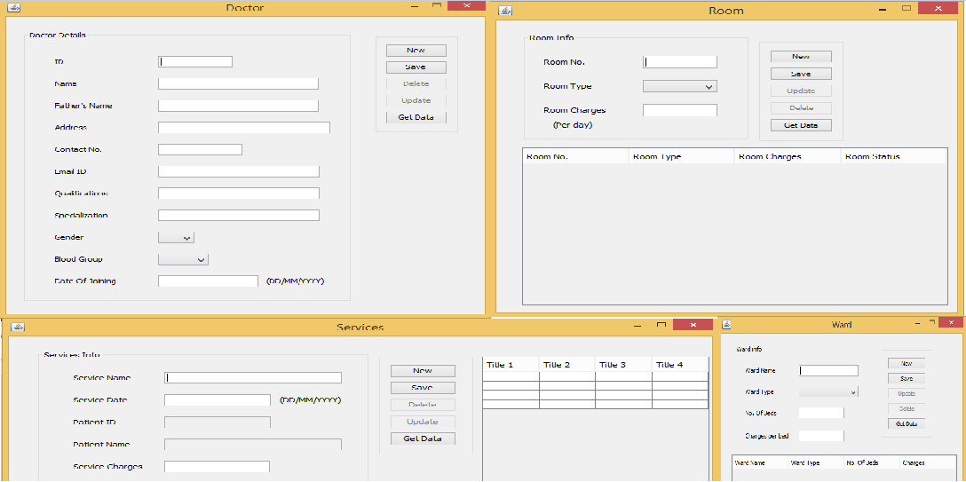 Programmer's Place: Hospital Management System