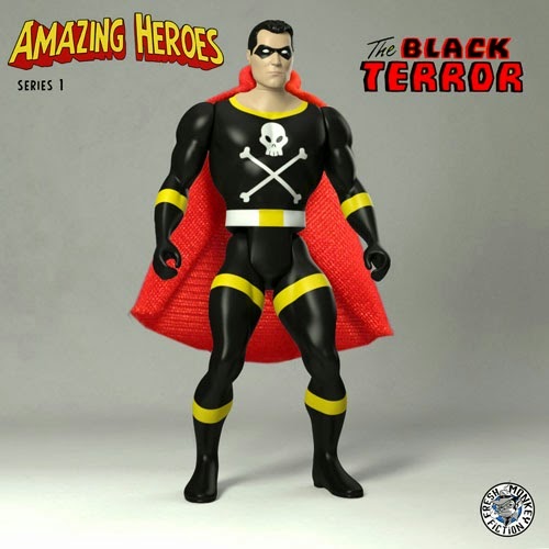 Toyriffic: Black Terror Action Figure by Fresh Monkey Fiction