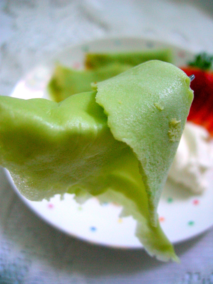 Peng's Kitchen: Green Tea Crepes