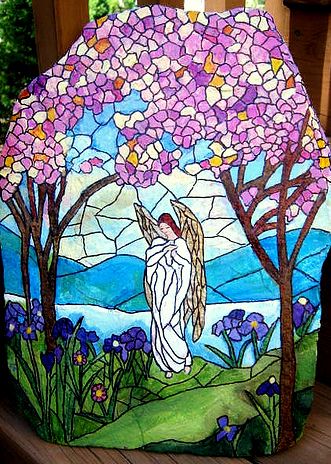 5 Outstanding rock painting ideas angels You Can Use It For Free ...