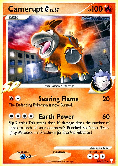 pokemon cards: Camerupt G -- Supreme Victors Pokemon Card Review