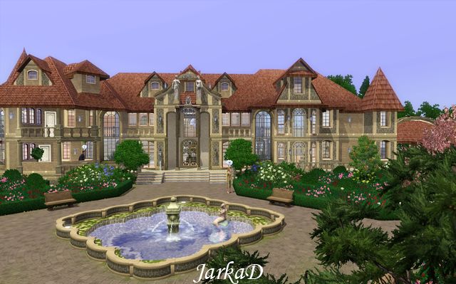 My Sims 3 Blog: The French Mansion II by JarkaD