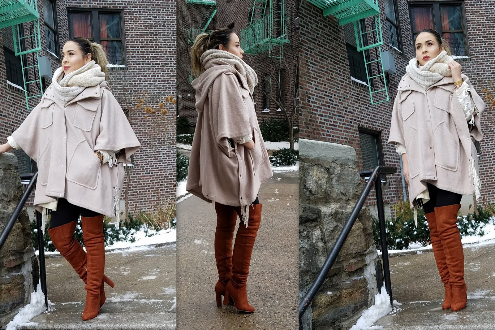 Invierno entre capas de ropa