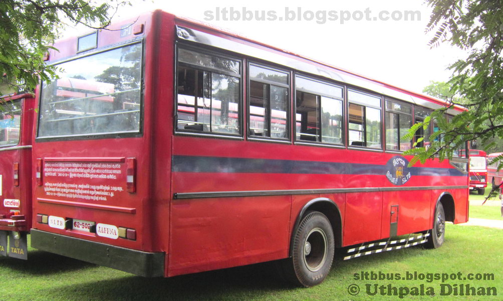 SLTB buses - ශ්‍රී ලංගම බස්: Dimo TATA LPO 1313/47 bus from SLTB Jaffna ...