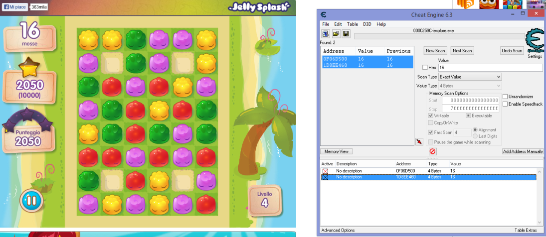 Jelly Splash soluzioni - Guida e trucchi Cheat Engine | Trucchi ...