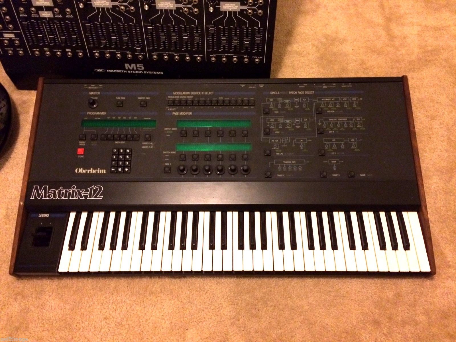 MATRIXSYNTH: Oberheim Matrix-12 Vintage Synth Xpander x2 Analog ...