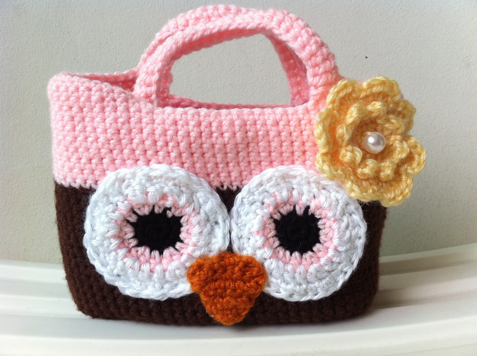 Moki and Mac Mac: Crochet Owl Purse