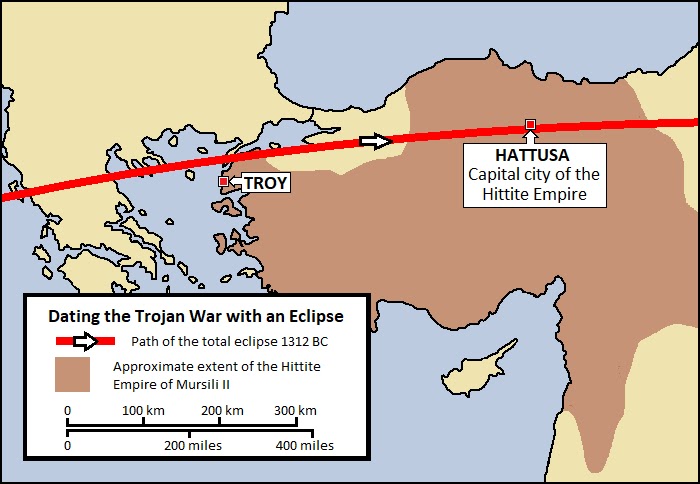 The Trojan War Map