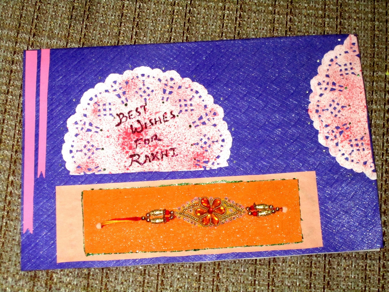 "the world": Handmade Rakhi Cards