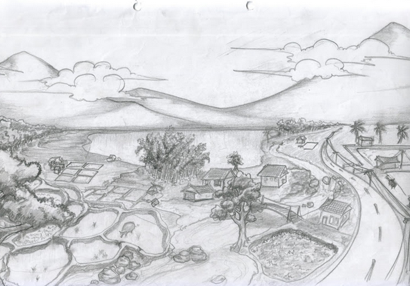 57+ Gaya Terbaru Sketsa Pemandangan Yang Mudah Dibuat, Gambar Pemandangan