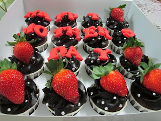 Comel homemade cupcake