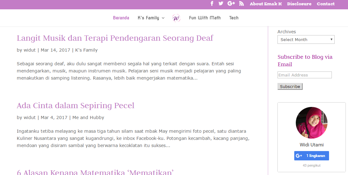 BW BP Widi Utami ~ Lajang Life