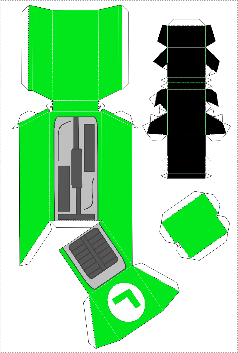 PaperCraft: Kart de Luigi