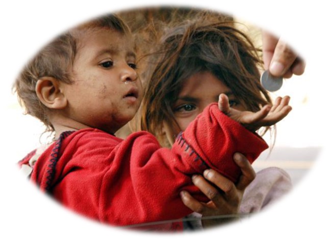 The dark face of India: Poverty