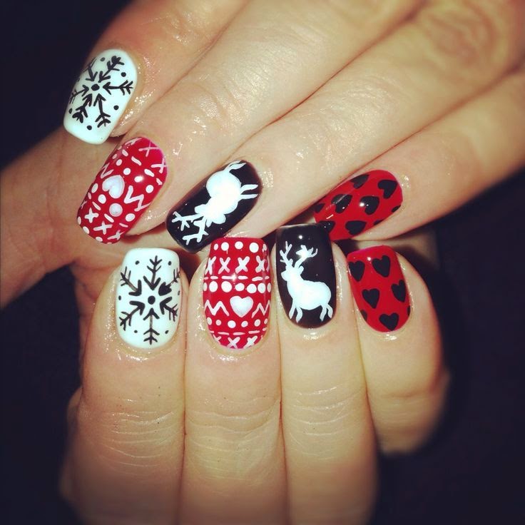 Fjola's Wonderland: XMAS NAIL ART: 12 ΙΔΕΕΣ ΓΙΑ ΓΙΟΡΤΙΝΑ ΝΥΧΙΑ