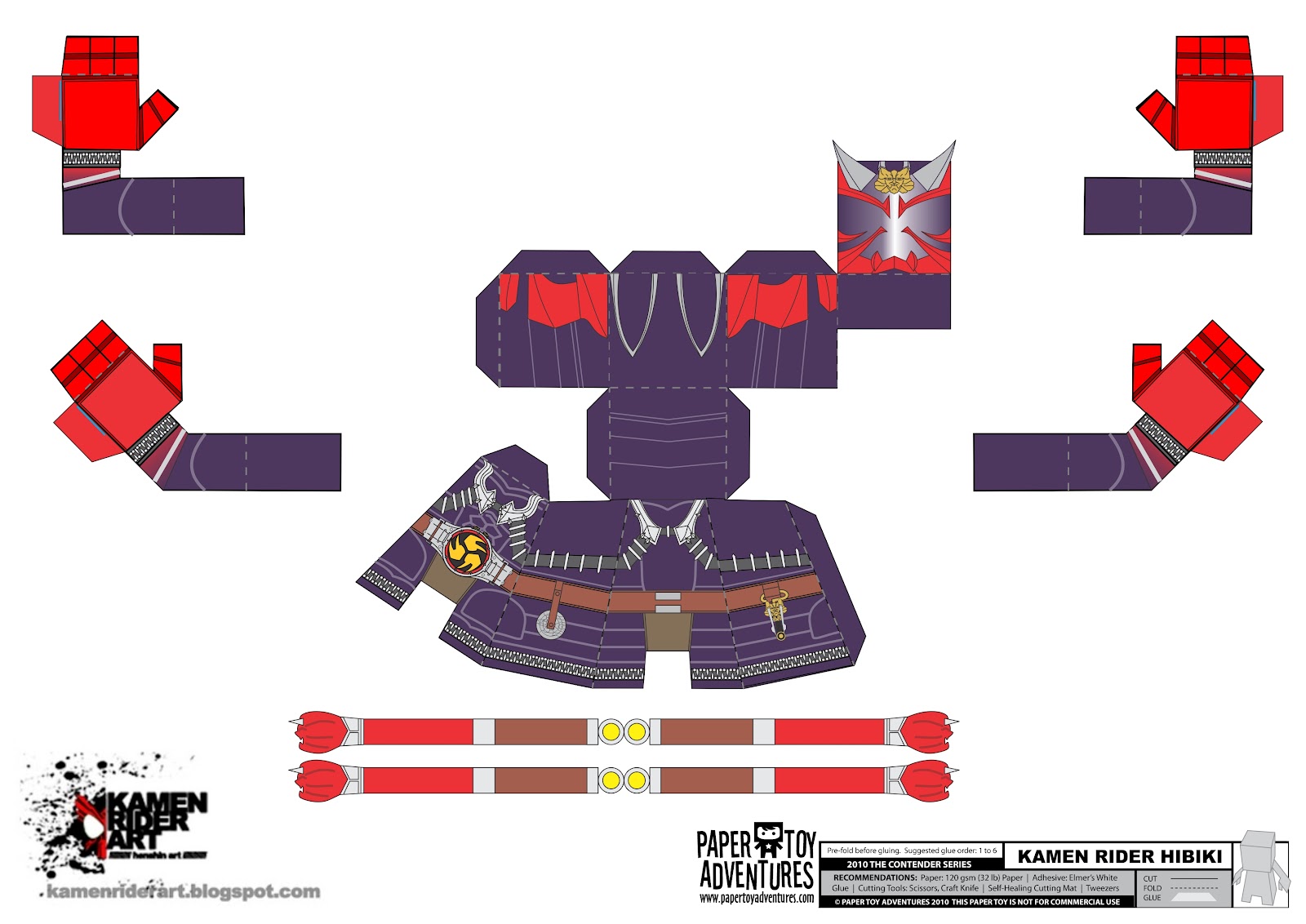 Kamen rider kuuga papercraft - rewamerchant